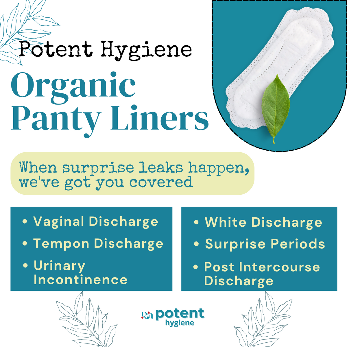 Organic Panty Liners – Potent Hygiene
